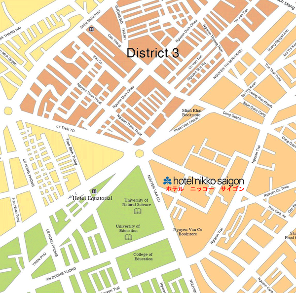ホテル ニッコー サイゴン(HOTEL NIKKO SAIGON) 地図・アクセス【楽天トラベル】
