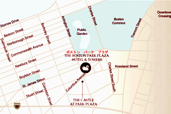 ボストン パーク プラザ(BOSTON PARK PLAZA) 地図・アクセス【楽天トラベル】