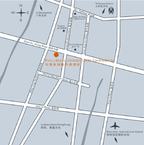 プルマン ドングァン チャンアン（東莞君源鉑爾曼酒店）(Pullman Dongguan Changan) 地図・アクセス【楽天トラベル】