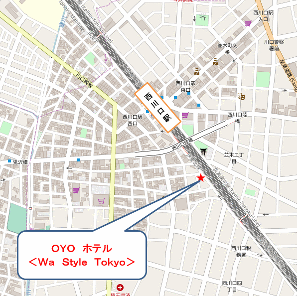 Wa Style Tokyo Hotel 地図・アクセス【楽天トラベル】