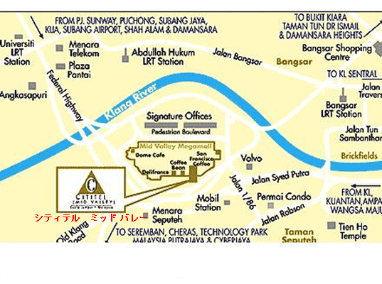 シティテル ミッド バレー(CITITEL MIDVALLEY) 地図・アクセス【楽天トラベル】