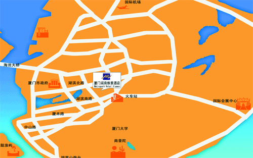 ミンナンホテルアモイ(MINNAN HOTEL XIAMEN) 地図・アクセス【楽天トラベル】